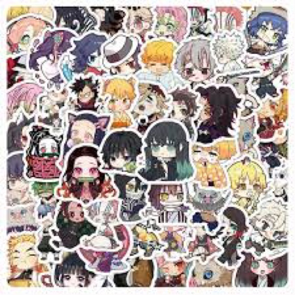 Anime | Accessories | Nwot Large Anime Sticker Bundle | Poshmark